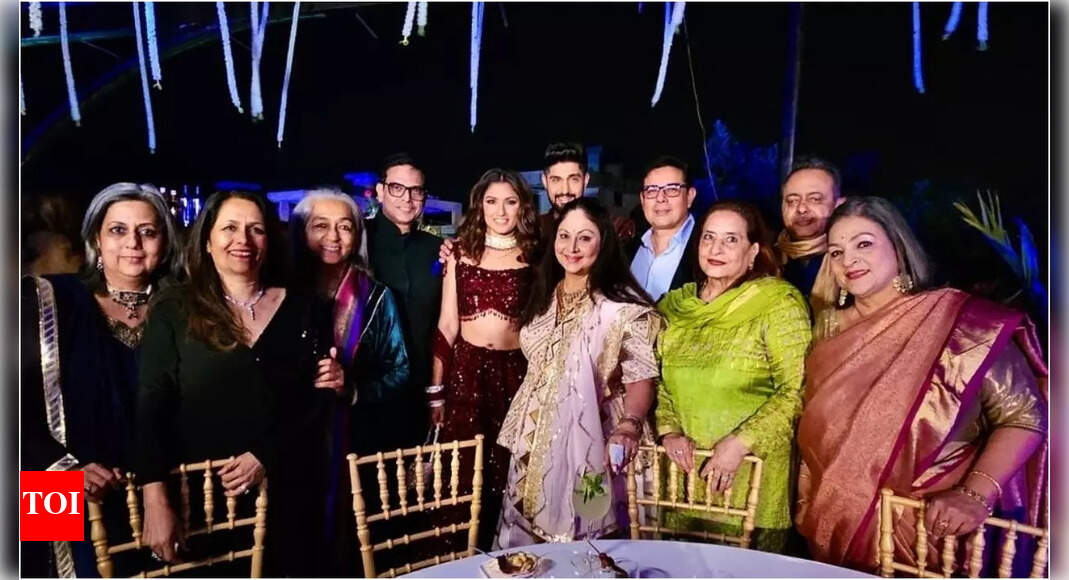 Tanuj Virwani makes a happy groom as he ties the knot with Taniya Jacob ...