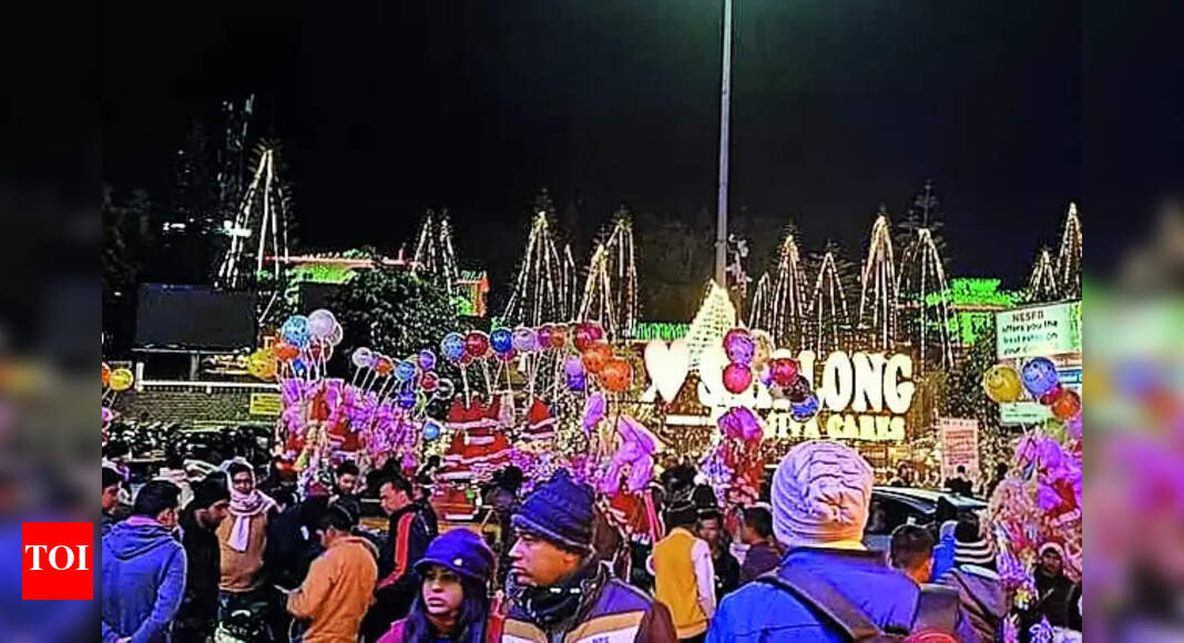 Shillong Shines: Shillong shines in Christmas lights - Festive Spirit ...