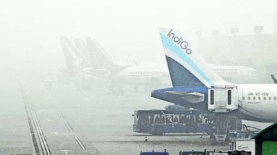 Over 100 flights delayed due to poor visibility, four diverted to ...