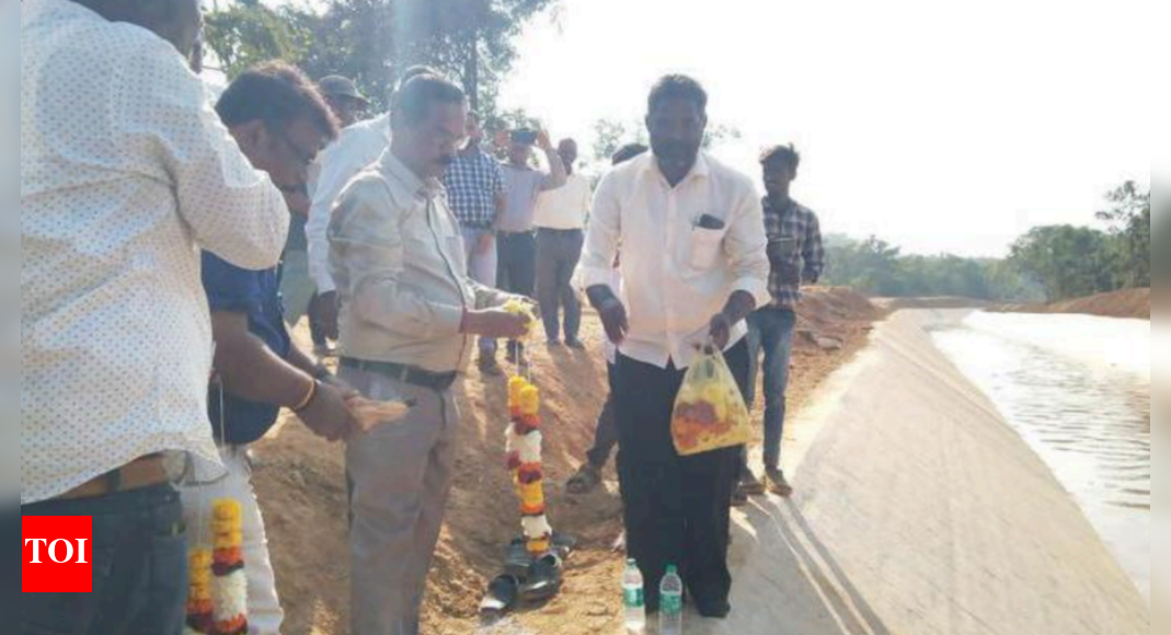 As Tillari water reaches Goa, officials welcome it with garlands ...