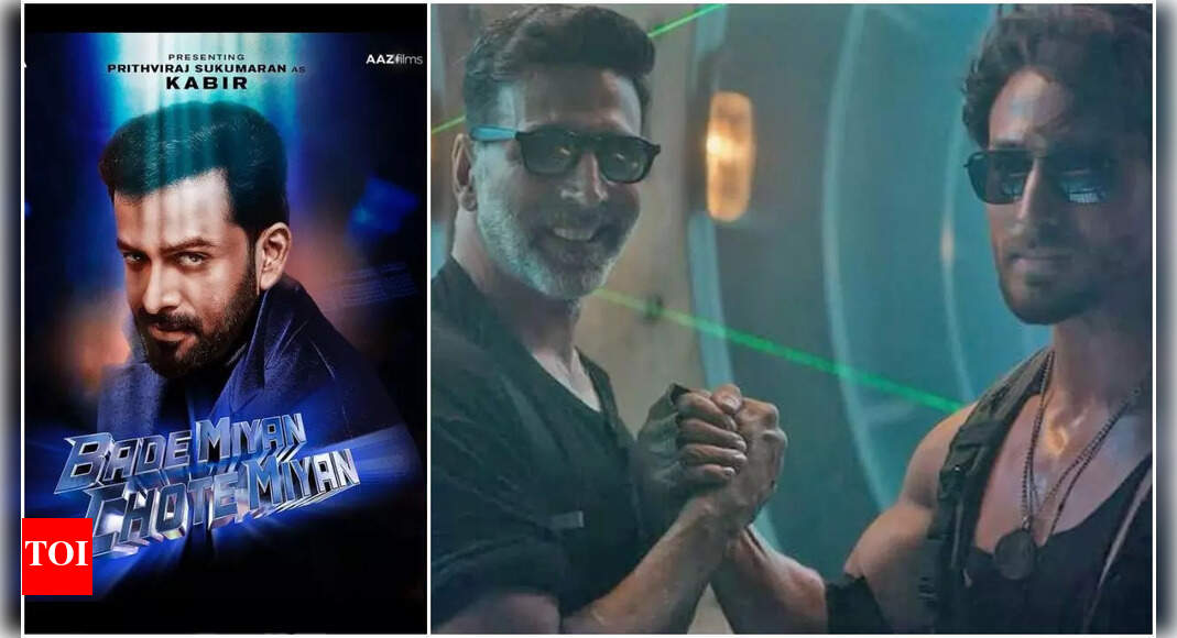 Akshay Kumar, Tiger Shroff, and Prithviraj gear up for spectacular song shoot in ‘Bade Miyan ...