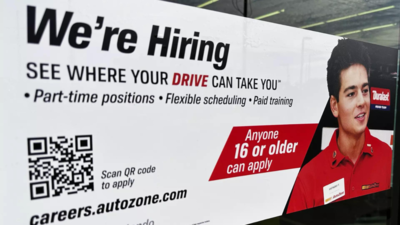 New US jobless claims rise again as labour market cools - Times of India