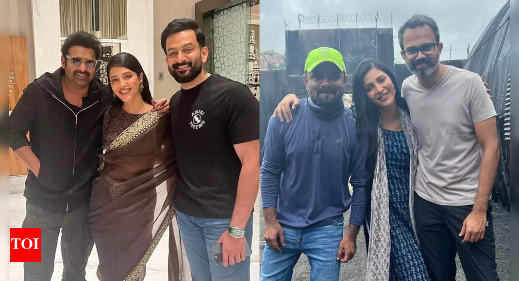 Shruti Haasan shares 'Salaar Memories' with Prashanth Neel and Prabhas ...