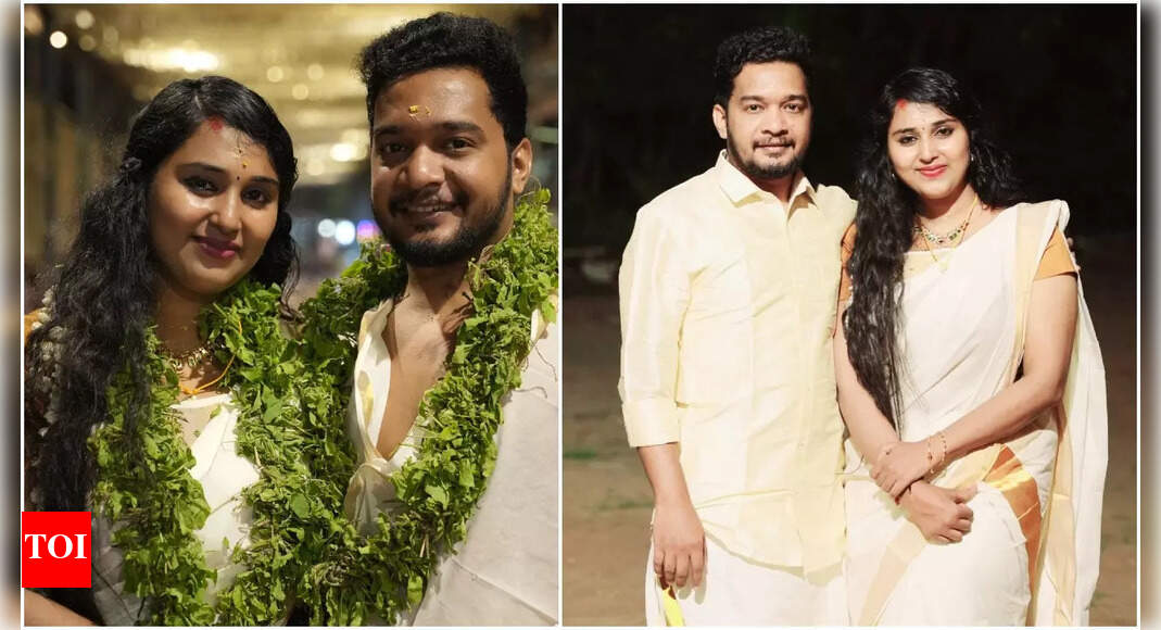 Bigg Boss Malayalam fame Shalini ties the knot again; shares wedding ...
