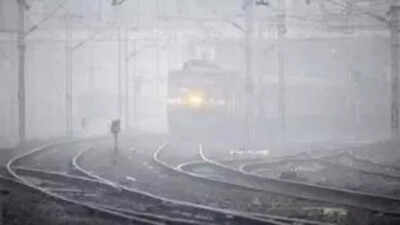 Trains Delayed: Poor visibility: Passengers hit as trains delayed by 2 ...