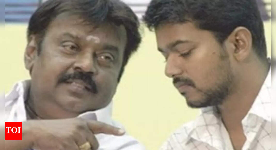 Vijayakanth and Vijay shared a cute bond, recalls Jaguar Thangam | Tamil Movie News - Times of India