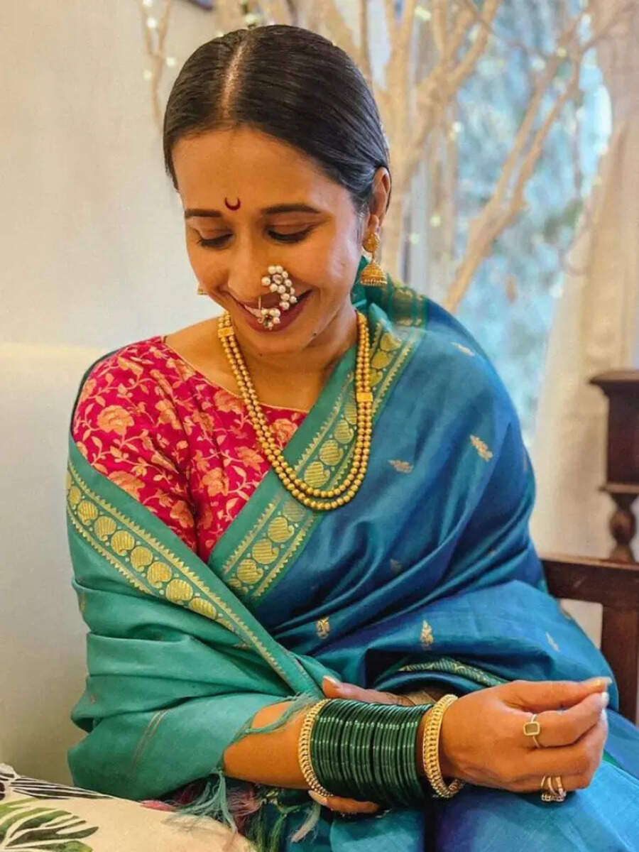 10 Best saree looks of Shreya Bugde from 2023 | Times of India