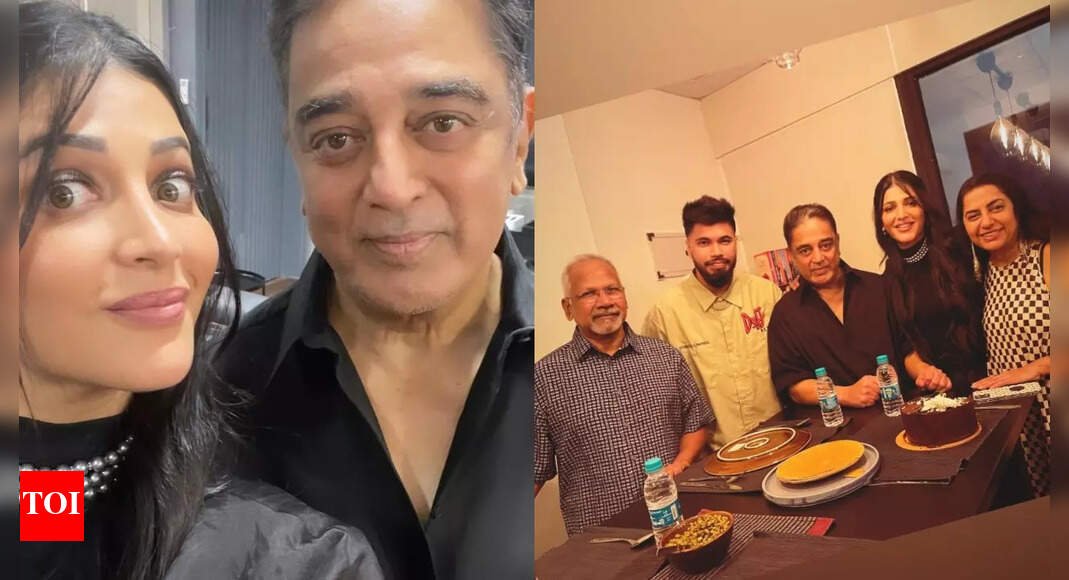 'Salaar' actress Shruti Haasan celebrates New Year with father Kamal ...