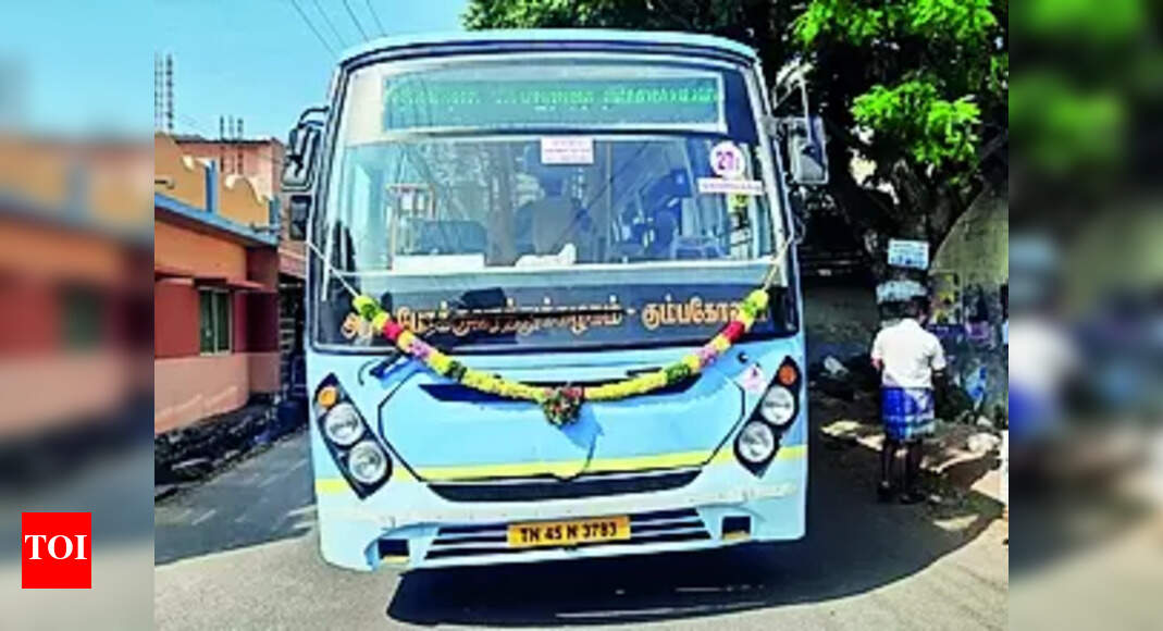 Tamil Nadu:TNSTC launches refurbished buses in Trichy | Trichy News ...