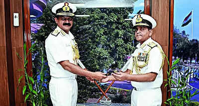 Vice Admiral V Srinivas: Vice Admiral V Srinivas takes over as chief of ...
