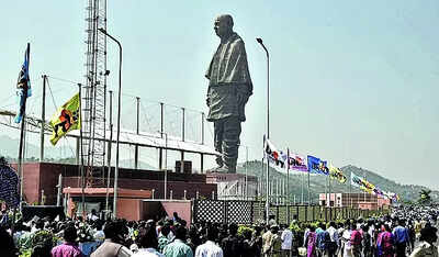 Statue Of Unity: Record 50L Visitors at Statue of Unity in Vadodara ...