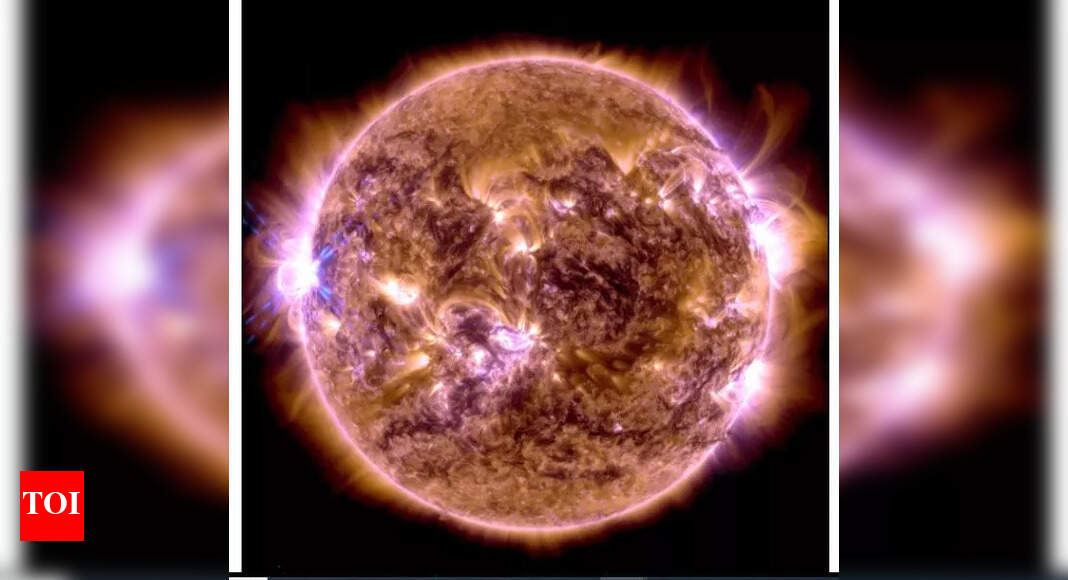 NASA's solar dynamics observatory captures spectacular X5.0 Solar flare ...