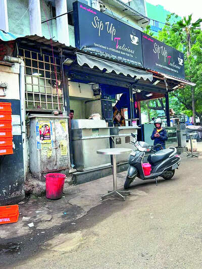 Tea Shop: Parry’s: Tea Shop Builds Structure Around EB Box in Chennai ...