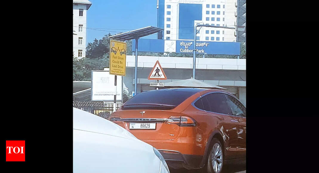 Tesla Car spotted in Bengaluru; social media abuzz with excitement ...