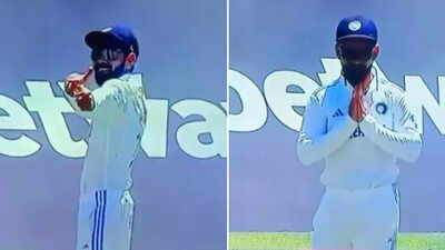 Virat Kohli: Watch: Virat Kohli's heartwarming gestures as 'Ram Siya Ram' plays during Keshav ...