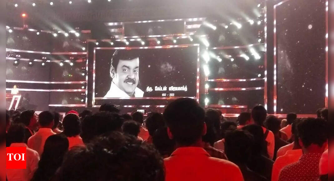 The 'Captain Miller' team pays tribute to the late actor Vijayakanth at ...