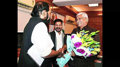 Revanth: Revanth in Delhi with wishlist; seeks national status for PRLIS | Hyderabad News ...