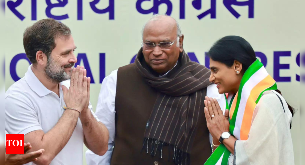 'Ready to take any responsibility': YS Sharmila on joining Congress ...