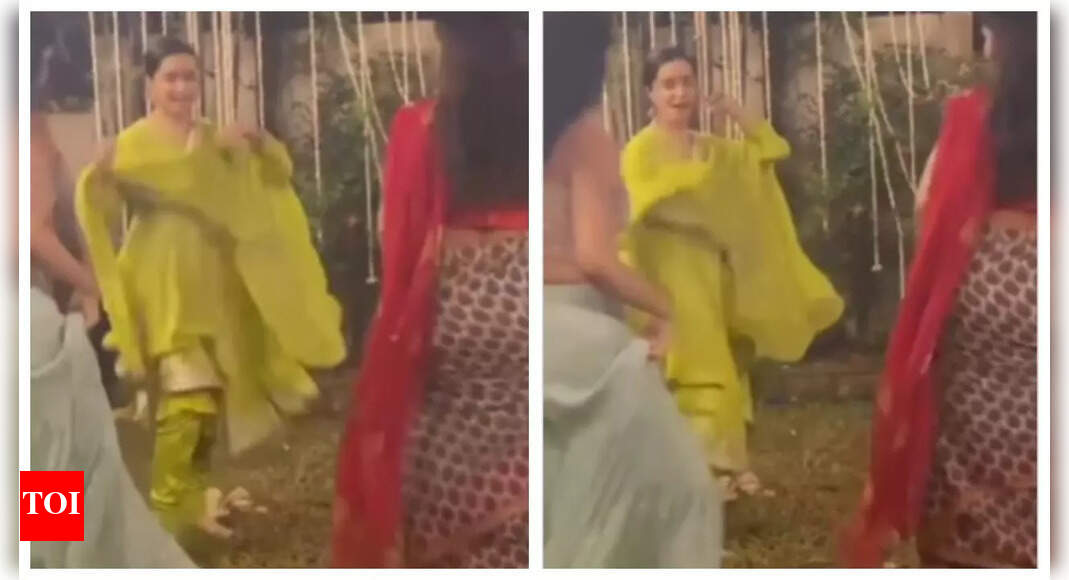 Shraddha Kapoor Dances Her Heart Out To Sukhbirs Song Ishq Tera