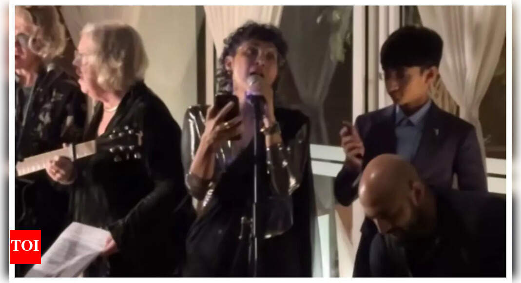 Kiran Rao and Azad Rao Khan perform at Ira Khan and Nupur Shikhare’s ...