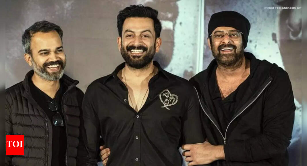 'Salaar' success bash: Prabhas, Prithviraj Sukumaran, and Prashanth ...