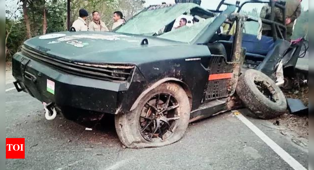 2 forest rangers among 4 dead as EV on trial run turns turtle | India ...