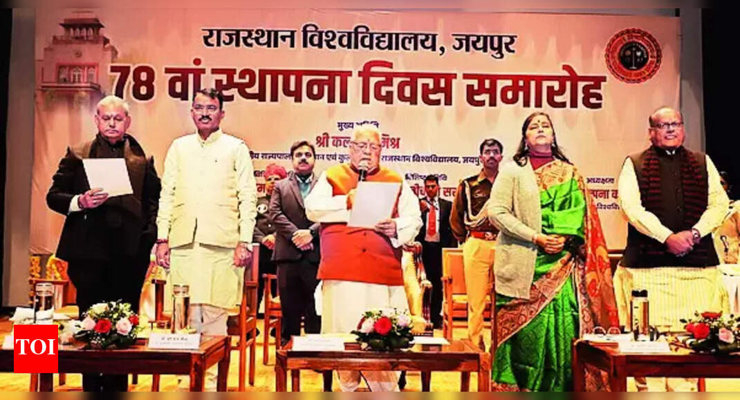 Rajasthan University: Guv, dy CM assure RU admin of clearing pending ...