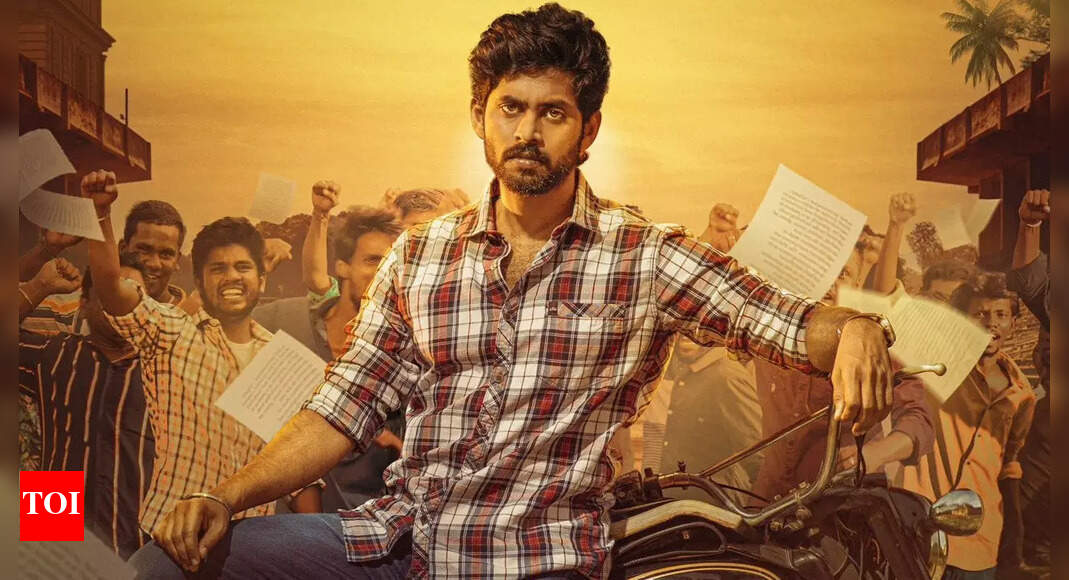 Atlee unveils Kathir's 'Maanavan' first look and motion poster | Tamil Movie News - Times of India