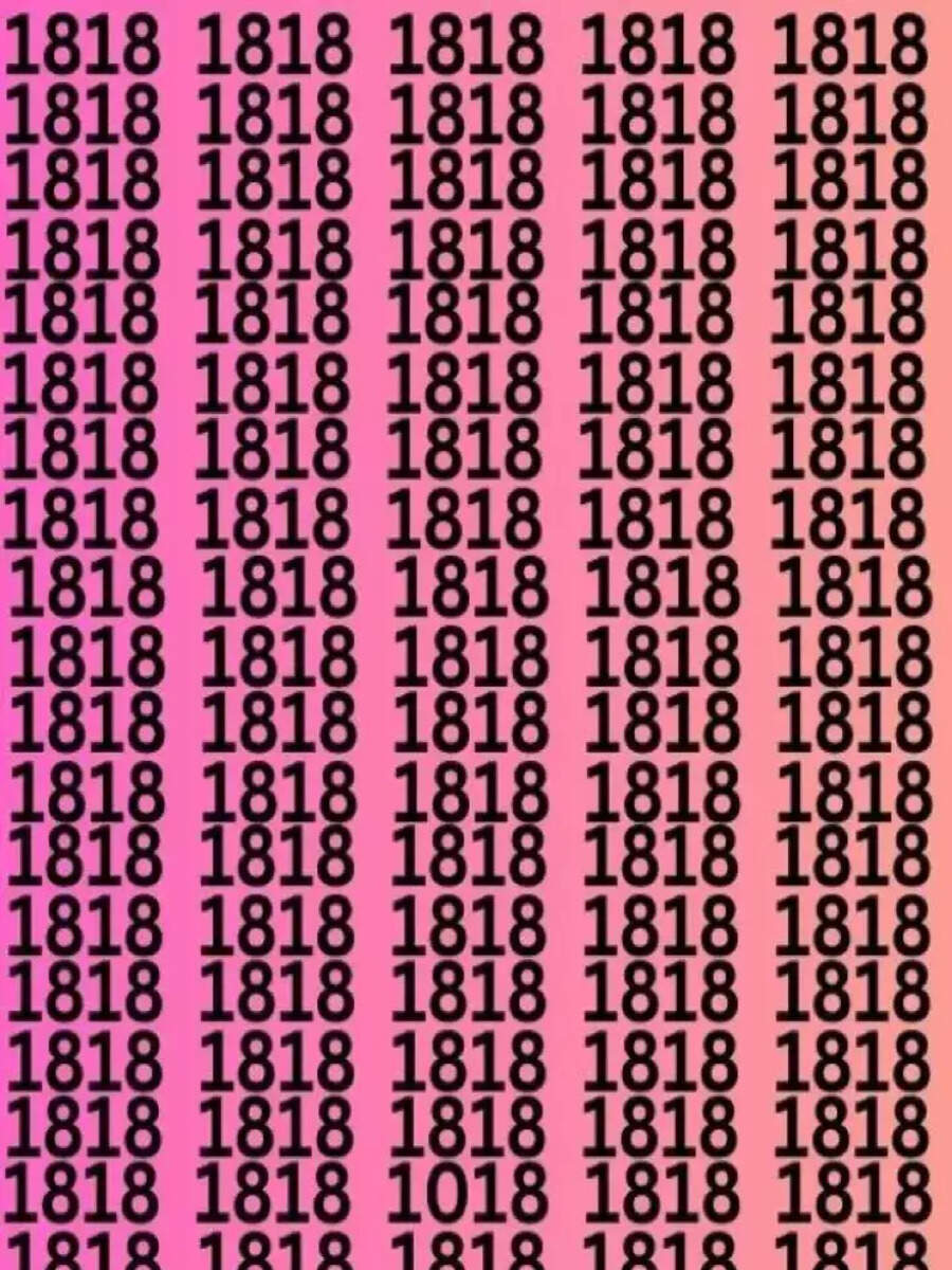 A shocking picture of taking a vision test 1818 has gone viral on ...