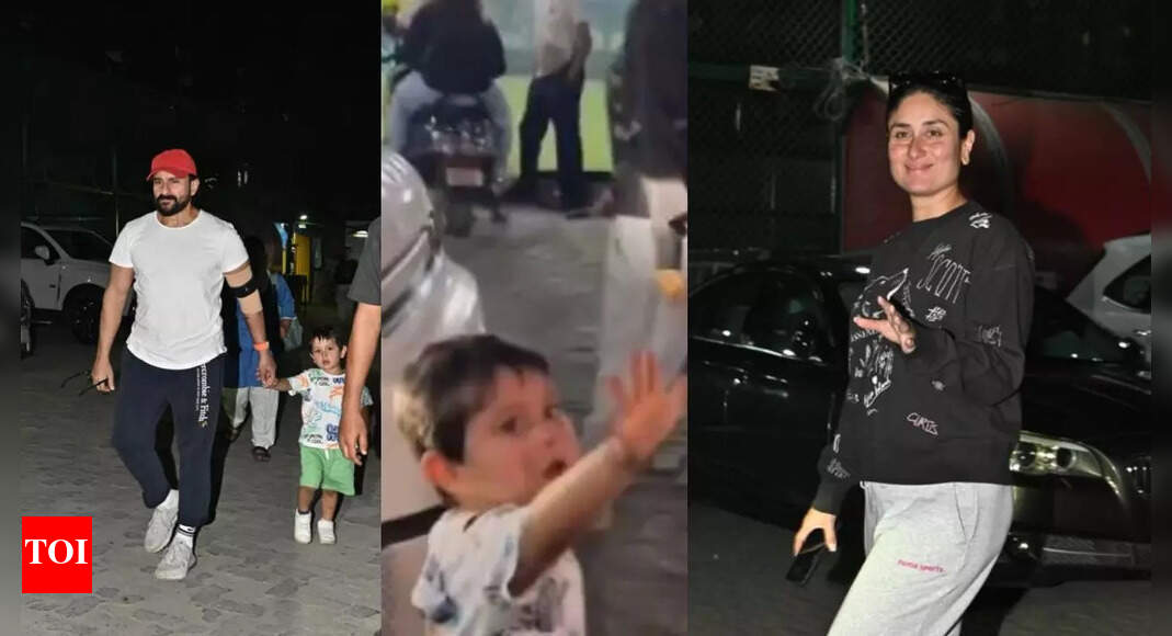 Jeh wins the internet yet again as he gets spotted with Saif Ali Khan ...