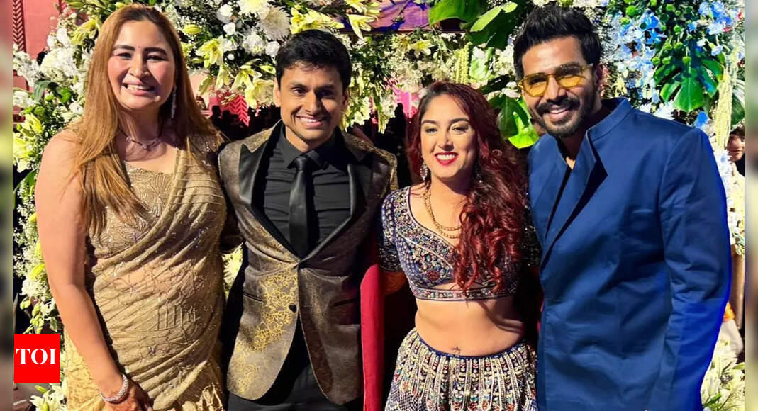 Vishnu Vishal and wife Jwala Gutta attend Aamir Khan's daughter Ira ...
