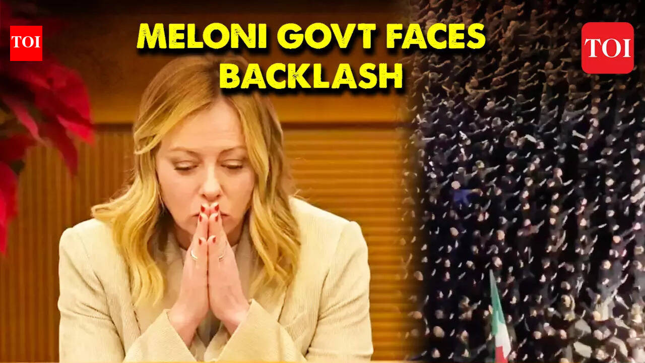 Controversial display sparks outcry: Giorgia Meloni faces criticism ...