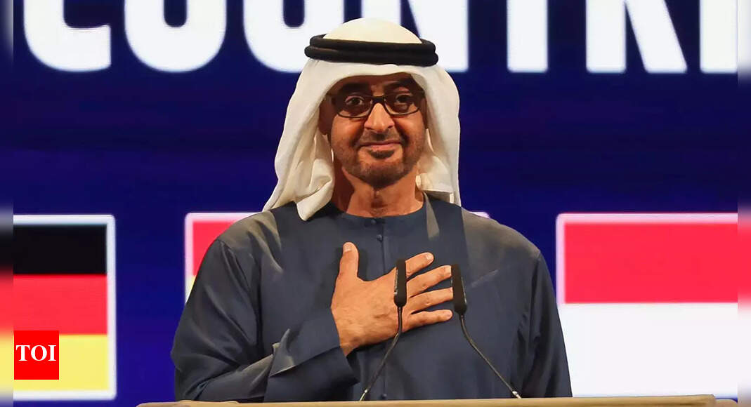 UAE President Al Nahyan meets PM Modi in Gandhinagar as Vibrant Gujarat ...