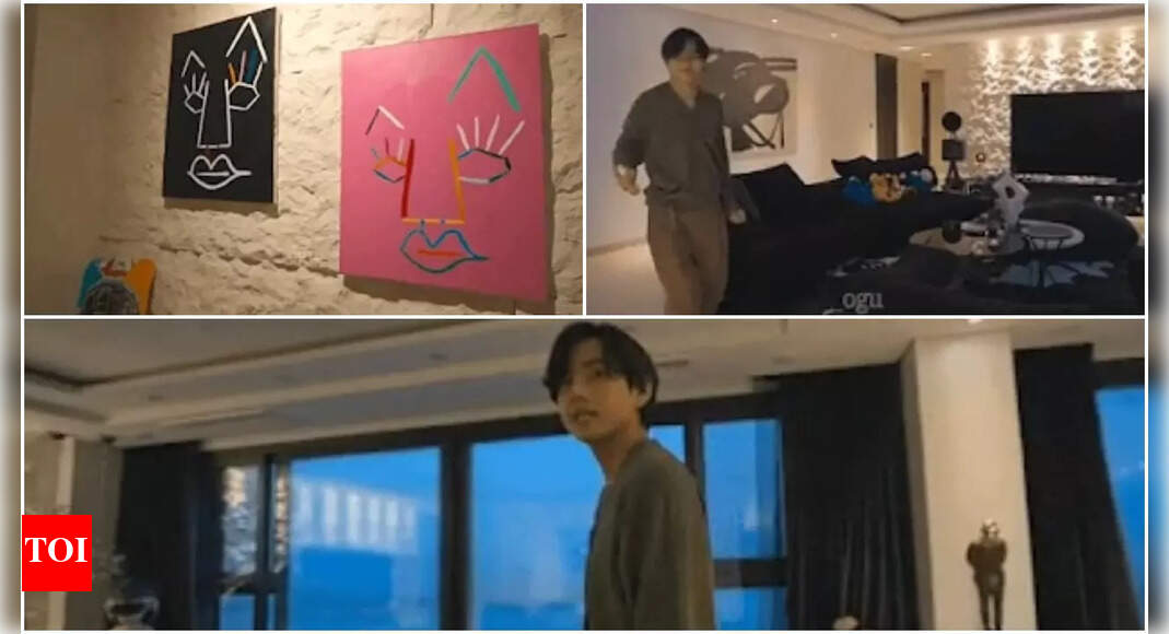 BTS' V gives ARMY a tour of his home and it is all things cozy! | K-pop ...