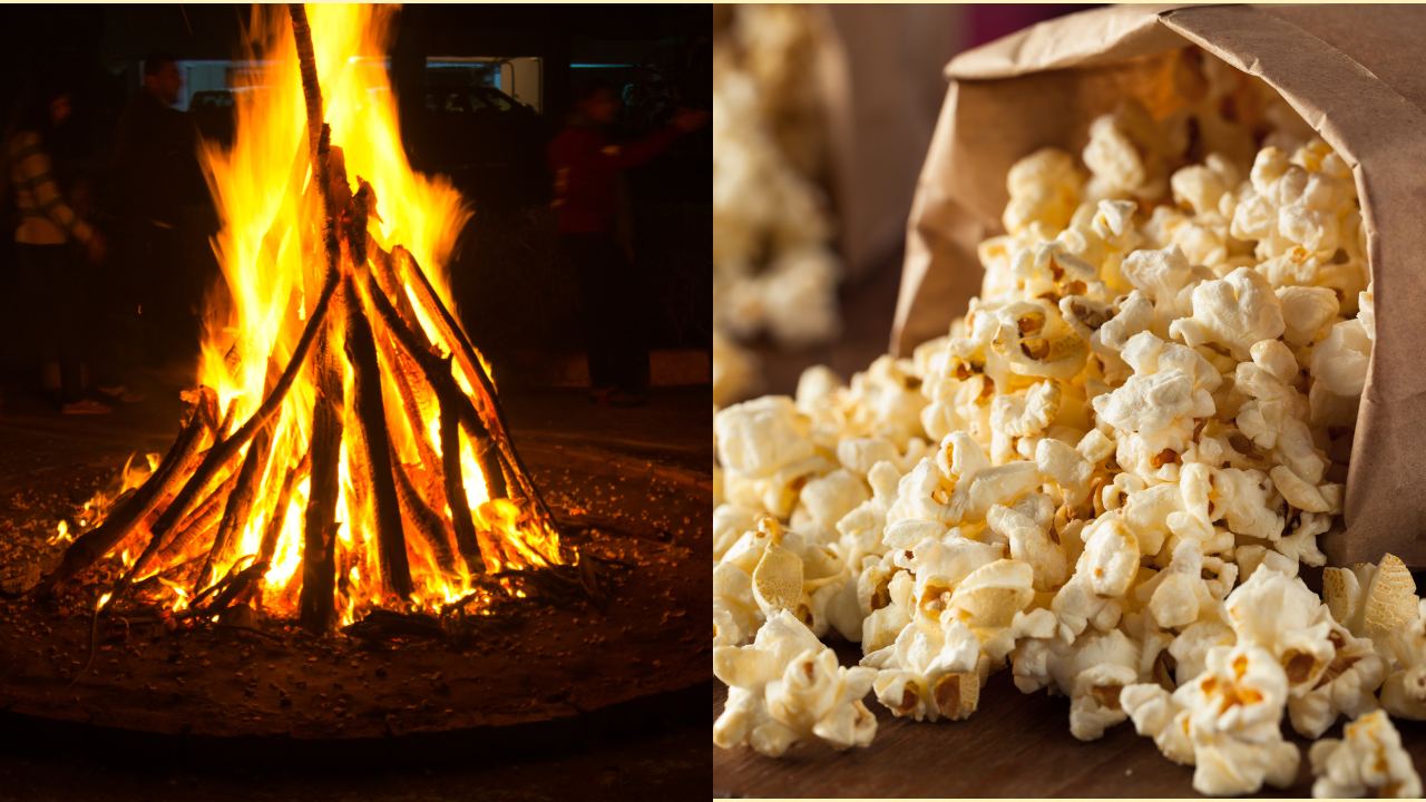 Why is popcorn thrown into the Lohri fire? Health benefits of eating it ...
