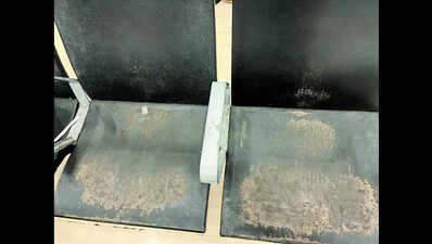 Inadequate Dirty Seats: Inadequate & Dirty Seats at Pune Airport ...