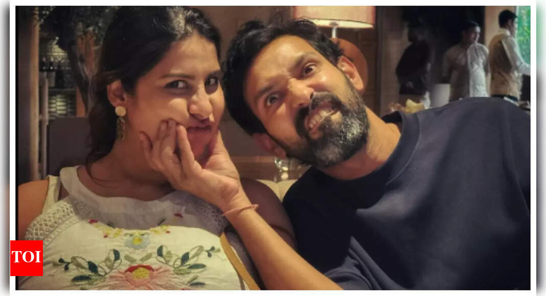 '12th Fail' star Vikrant Massey shares a goofy photo with wife Sheetal ...
