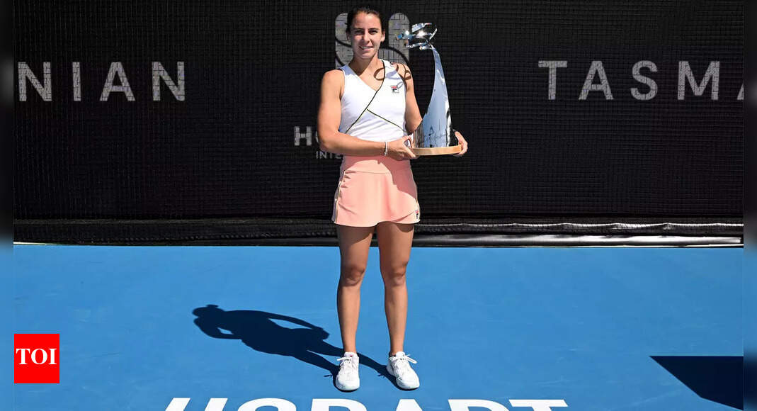 Emma Navarro beats Elise Mertens to clinch first WTA title in Hobart ...
