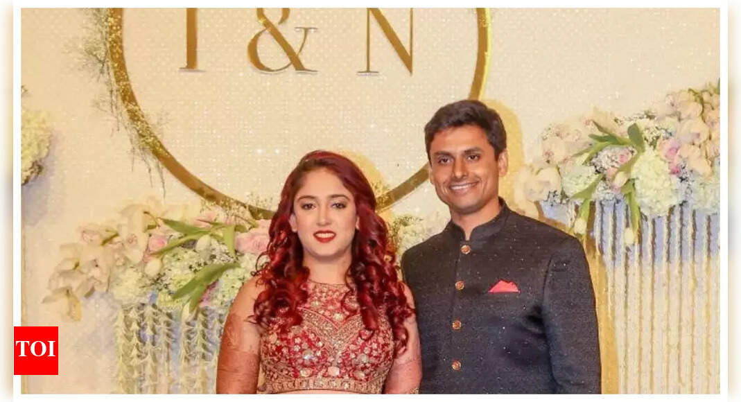 Ira Khan's raw silk lehenga for the wedding reception took 300 hours to ...