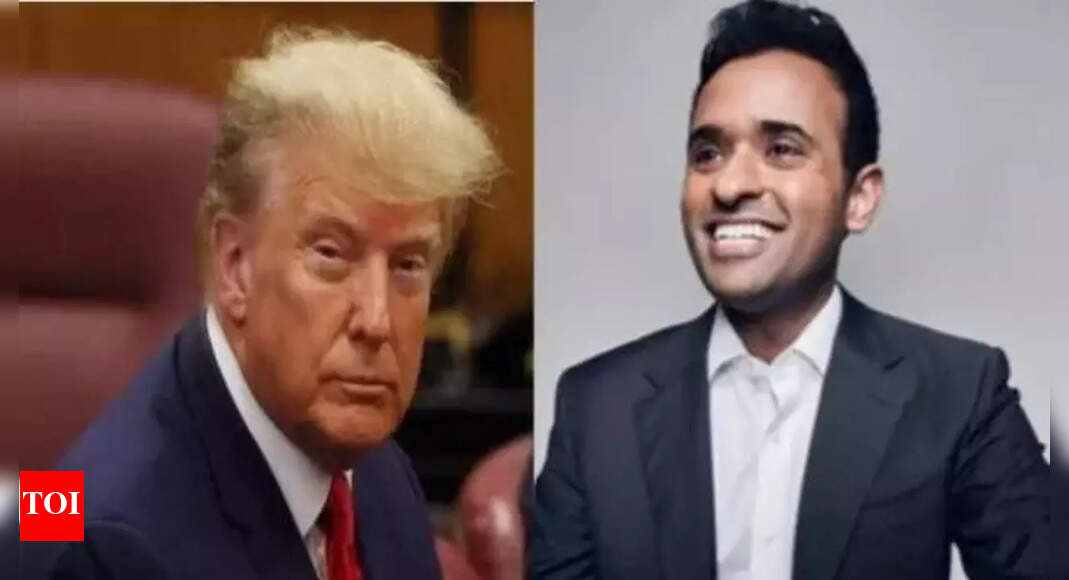 Attacked by Trump, Ramaswamy offers a defence and sees a sign - Times ...