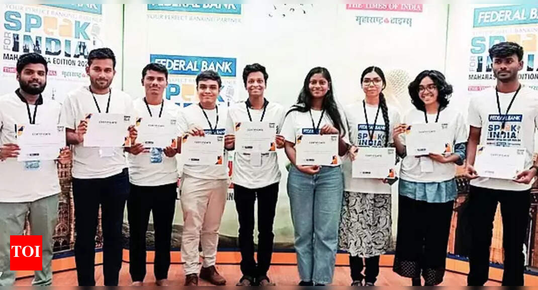 Debaters: 10 Debaters in Zonal Finals of Maha’s Speak for India ...
