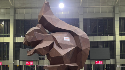 Unsung hero of Ramayana, a squirrel sculpture to convey railway's ...