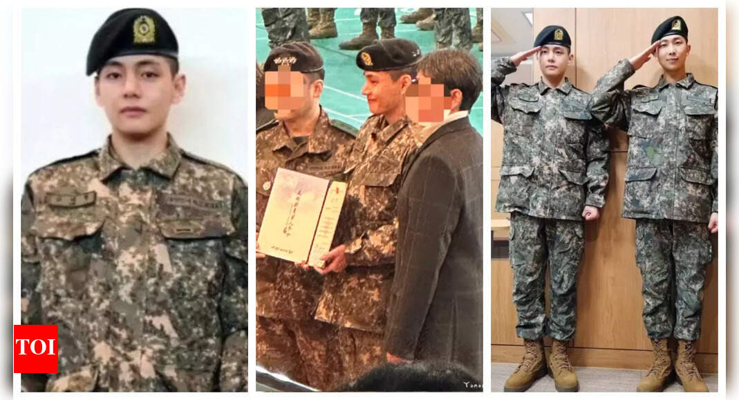 BTS' V Named 'Elite Trainee' of the '27th Training Regiment' for ...