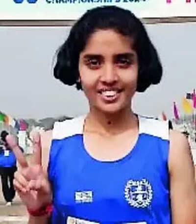 Janhavi: Janhavi Claims U-16 National Cross Country Race In Bihar ...