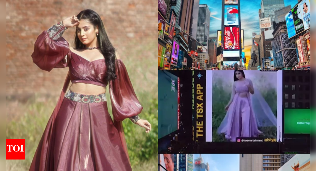 Bigg Boss 17: Isha Malviya gets featured on Times Square New York for ...