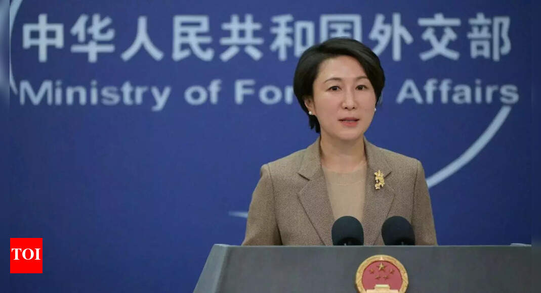 Show restraint, appeals China - Times of India