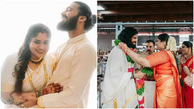 Watch: Suresh Gopi's daughter Bhagya's temple wedding video | - Times of India