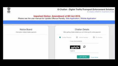 Check and Pay Traffic Challan Online - Step-by-Step Guide | - The Times ...