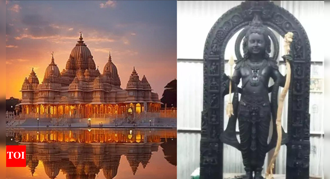 Photos: First look of the mesmerising idol of Ram Lalla revealed ...
