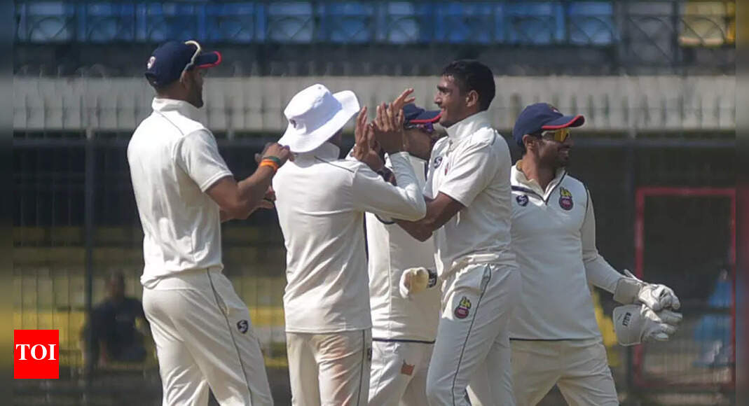 Ranji Trophy: Himanshu Chauhan takes five as Delhi bowl out MP for 171 ...